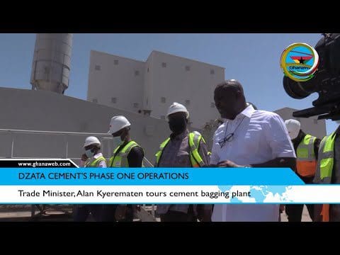 Alan Kyerematen pays working visit to Ibrahim Mahama's cement plant ...