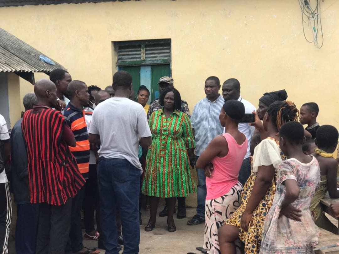 Prof. Naana Jane Opoku Agyemang visits victims and flood scenes in the ...
