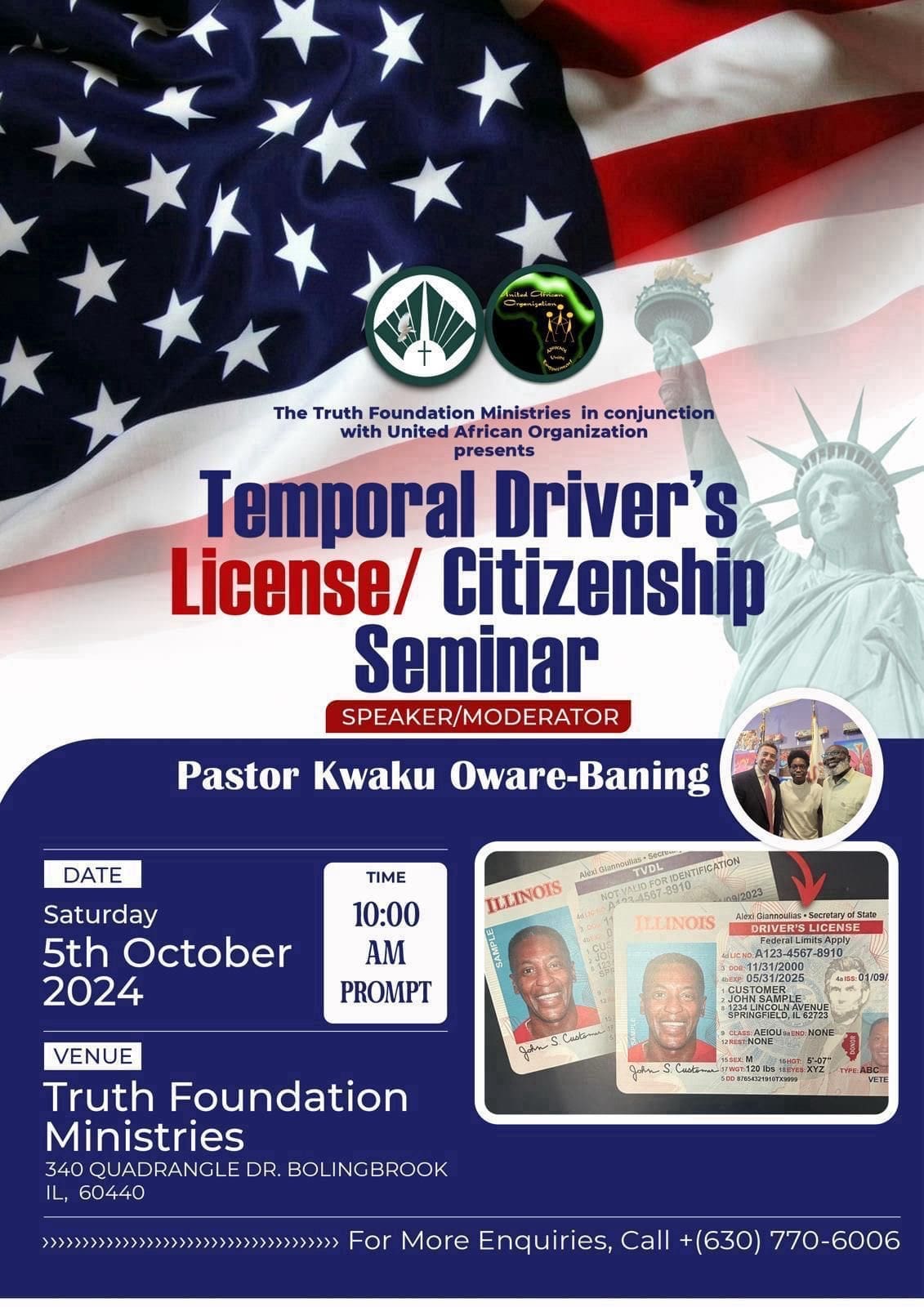 Empowering the Community: Seminar on Temporal Driver's Licenses and ...