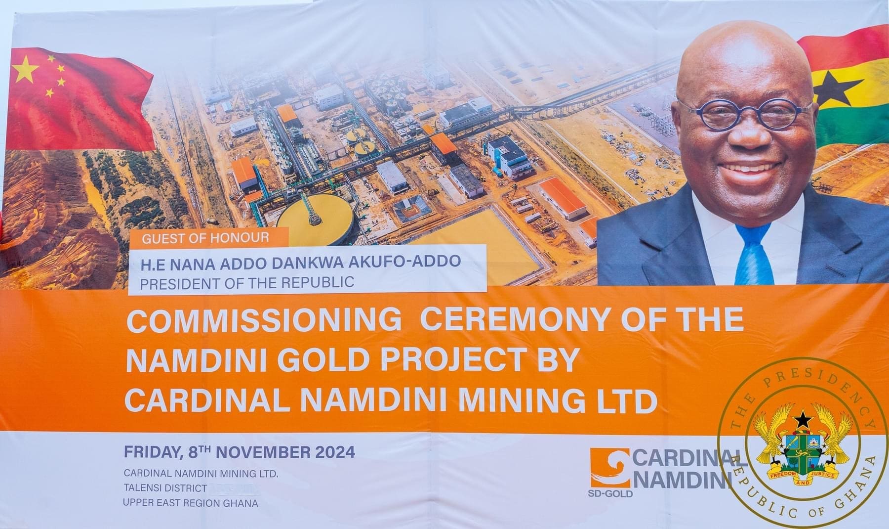 Cardinal Namdini Gold Mine Commissioned in Talensi: A New Era for Ghana ...