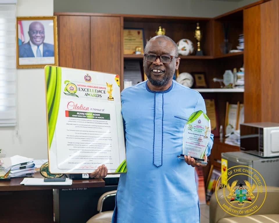 Ministry of Health Chief Director Honored with National Ambulance ...