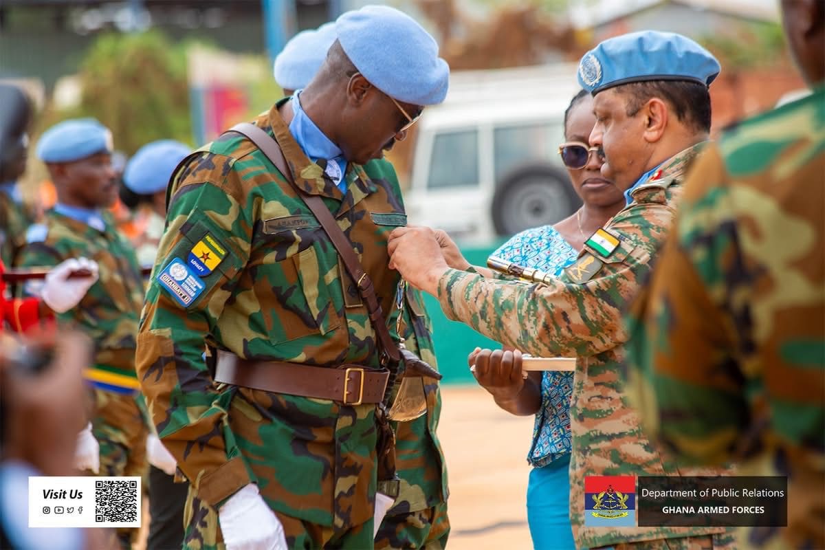 Ghanaian Peacekeepers Honored with UN Peace Medal in South Sudan ...