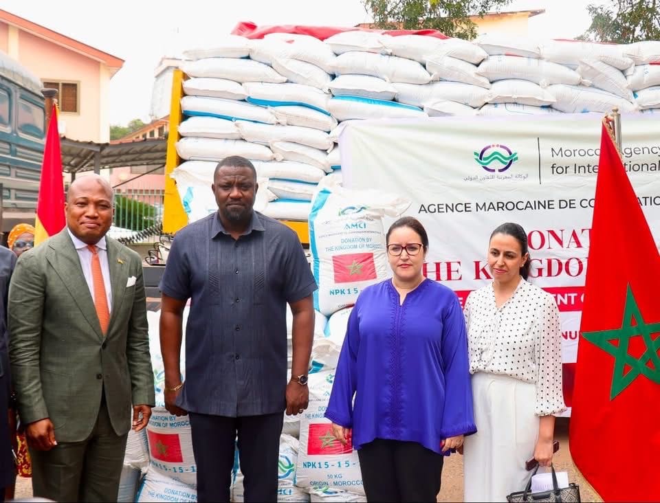 Morocco Donates 2,000 Tons of Fertilizer to Ghana | sankofaonline.com