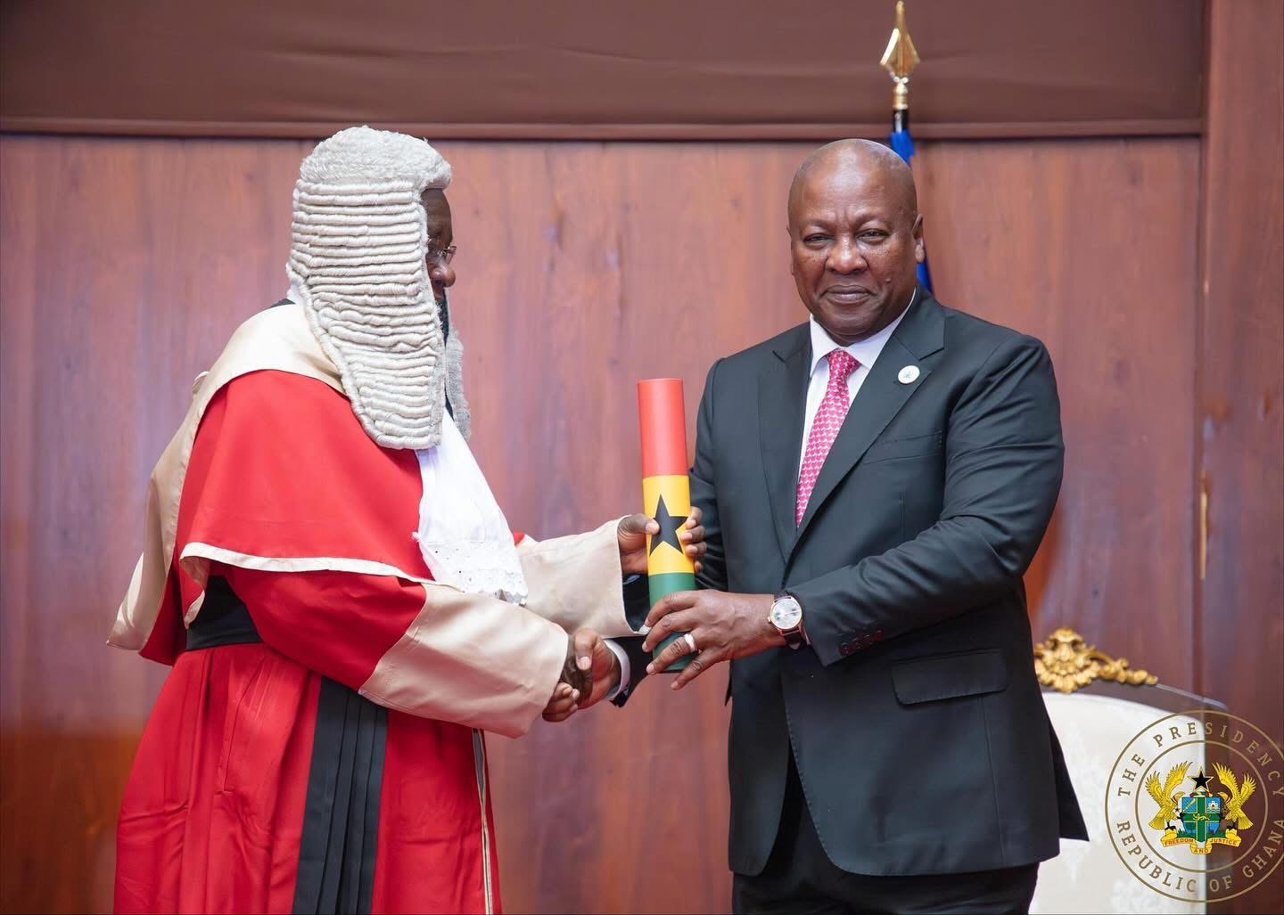 Justice Paul Baffoe-Bonnie Sworn in as Ghana’s 28th Chief Justice: A ...